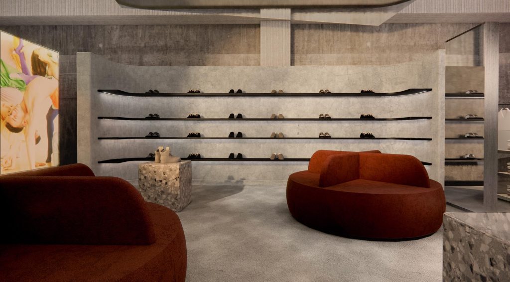 Retail interior design for Giulio - TUW